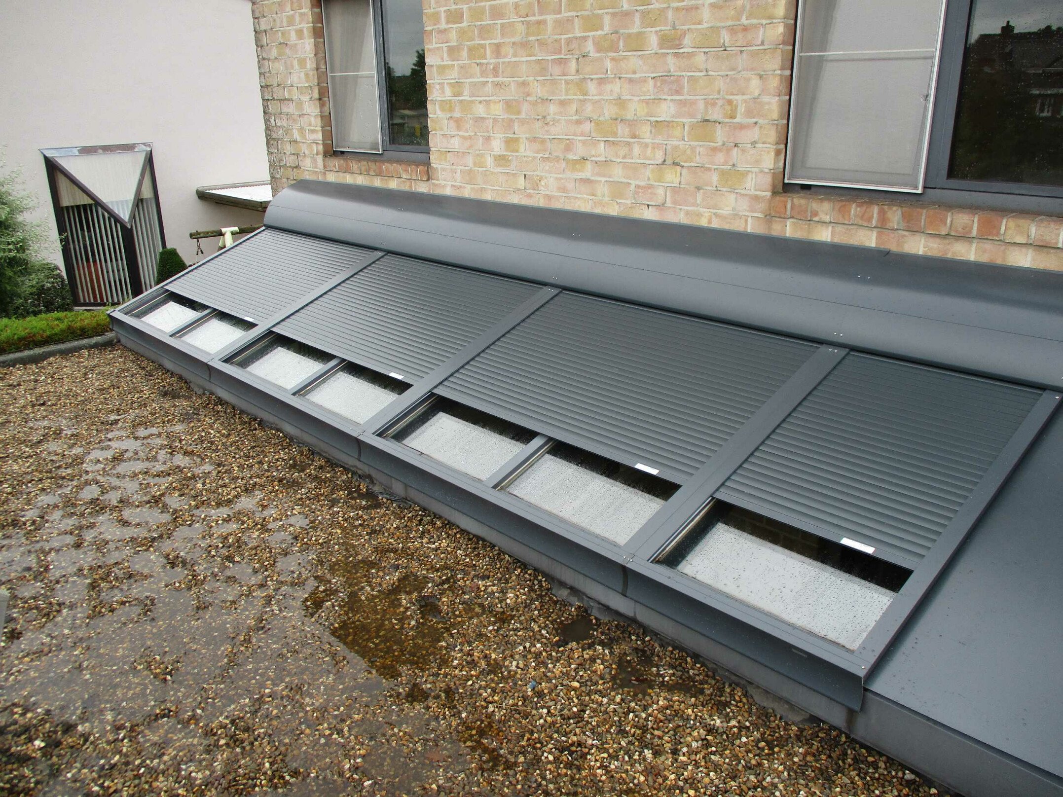 Rolax rolluik voor het isoleren van serres en lichtstraten